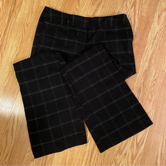 Pants & Jumpsuits | Vtg Low Rise Flare Grid Pants | Poshmark